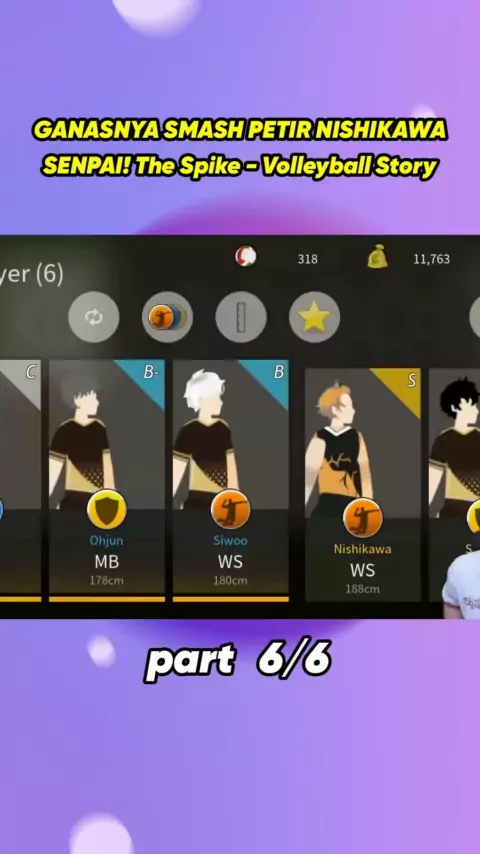 GANASNYA SMASH PETIR NISHIKAWA SENPAI! The Spike - ...| SnackVideo