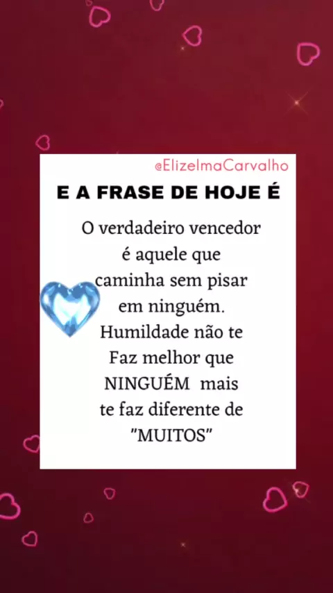 Mensagem de humildade
