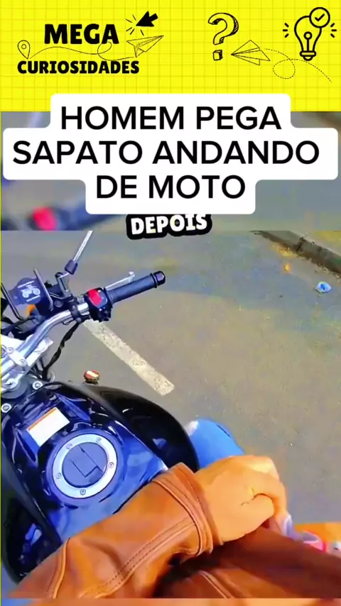 Homem andando de moto