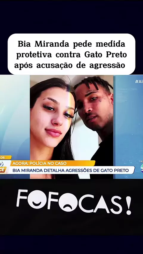 Bia Miranda e Gato Preto juntos apesar de medida p ...| Kwai
